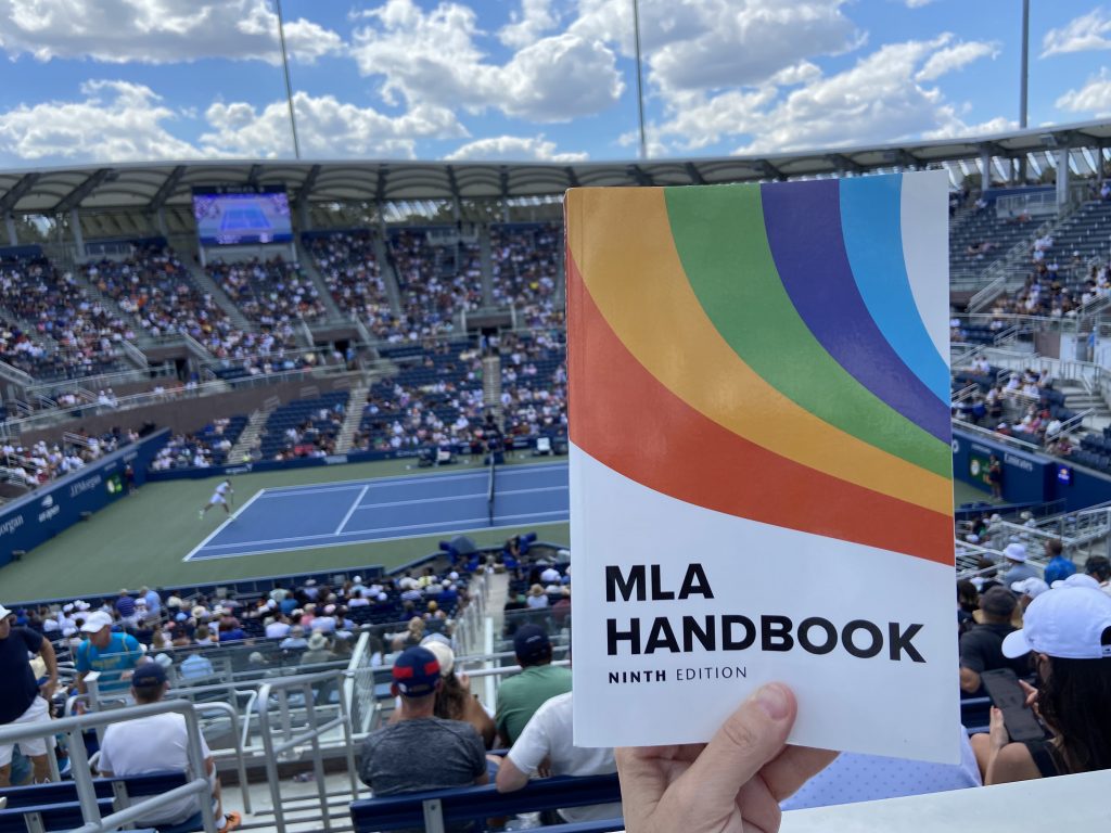 Take your MLA handbook with you and tag @mlahandbook on Instagram! | MLA Style Center